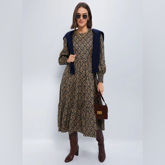 Hyacinth House | Dresses | Tuckernuck Hyacinth House Navy Tan Floral ...